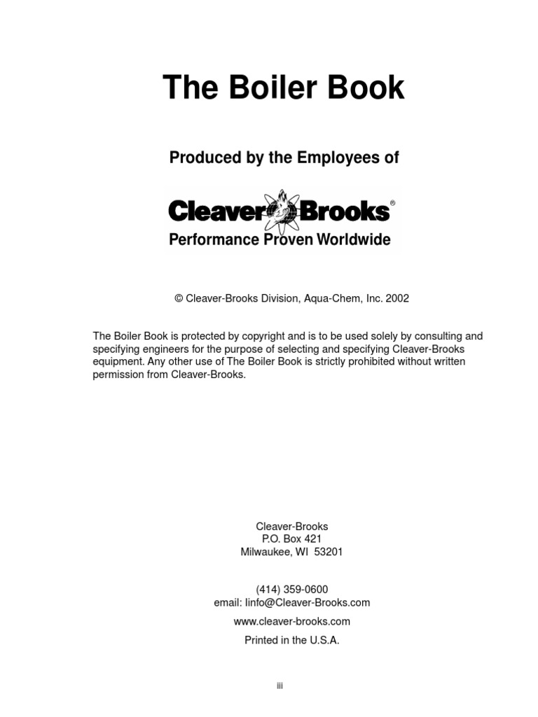 Boiler Book 2005 | PDF