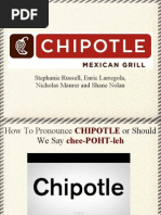 Chipotle Target Market Analysis | PDF | Chipotle Mexican Grill | Foods