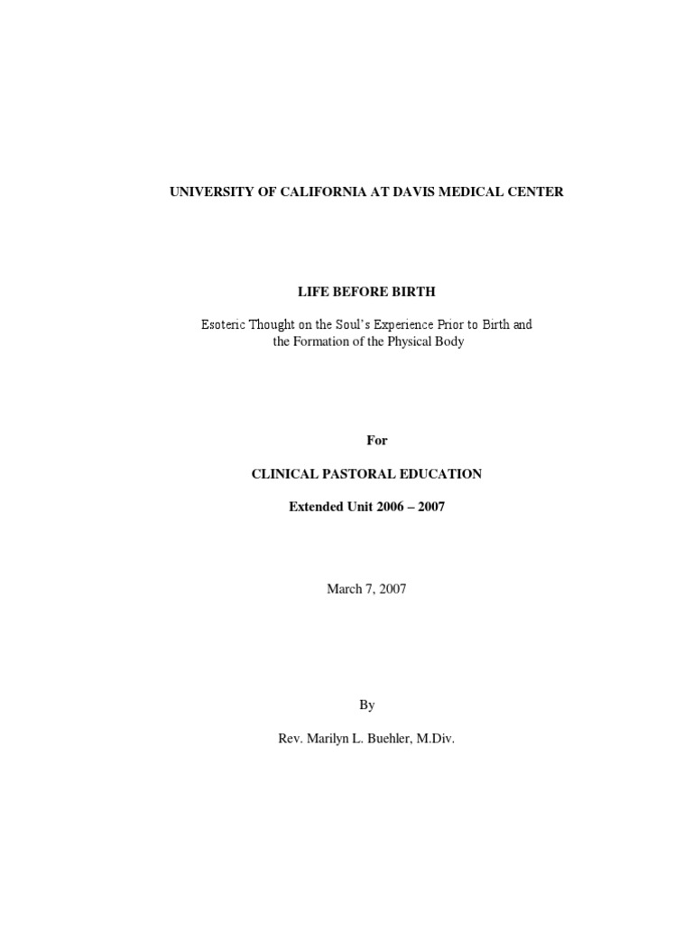 Life BEFORE Birth | PDF | Reincarnation | Soul