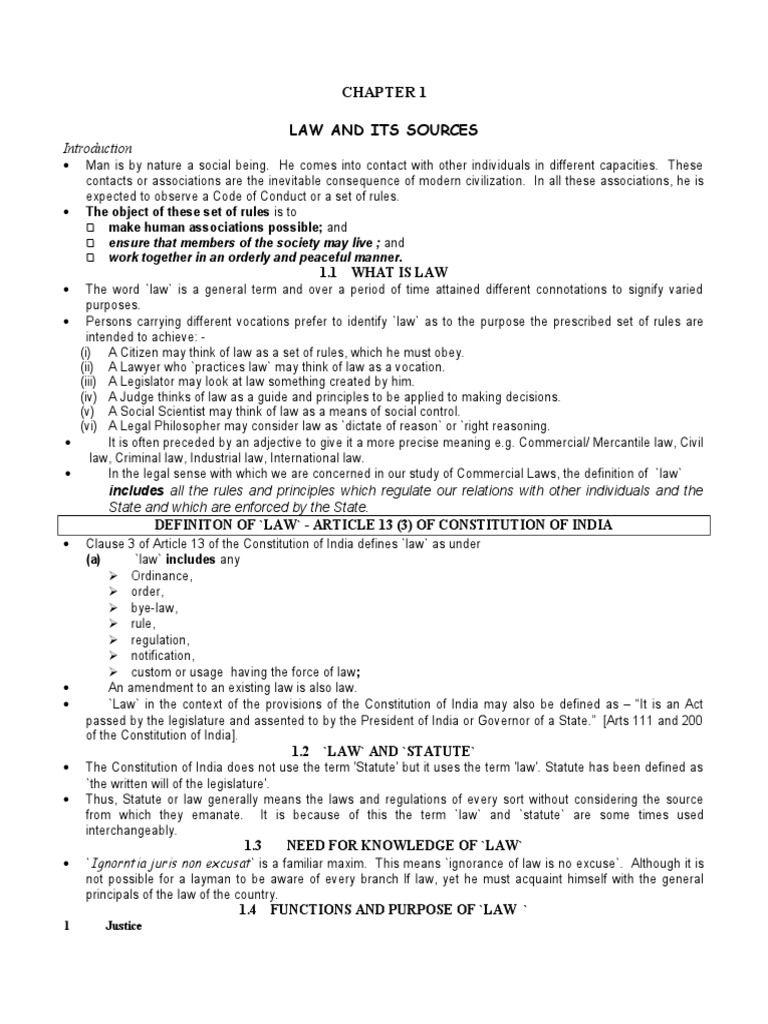 Chapter 01 Sources of Law | PDF | Precedent | Legal Communication