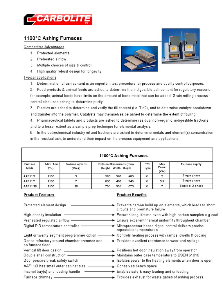 Aaf Key Facts | PDF | Furnace | Thermal Insulation