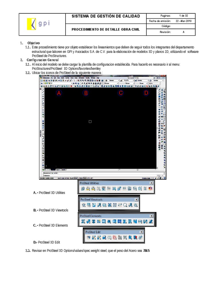 Manual de Procedimientos ProSteel (Previo) | PDF | Business | Economía (general)