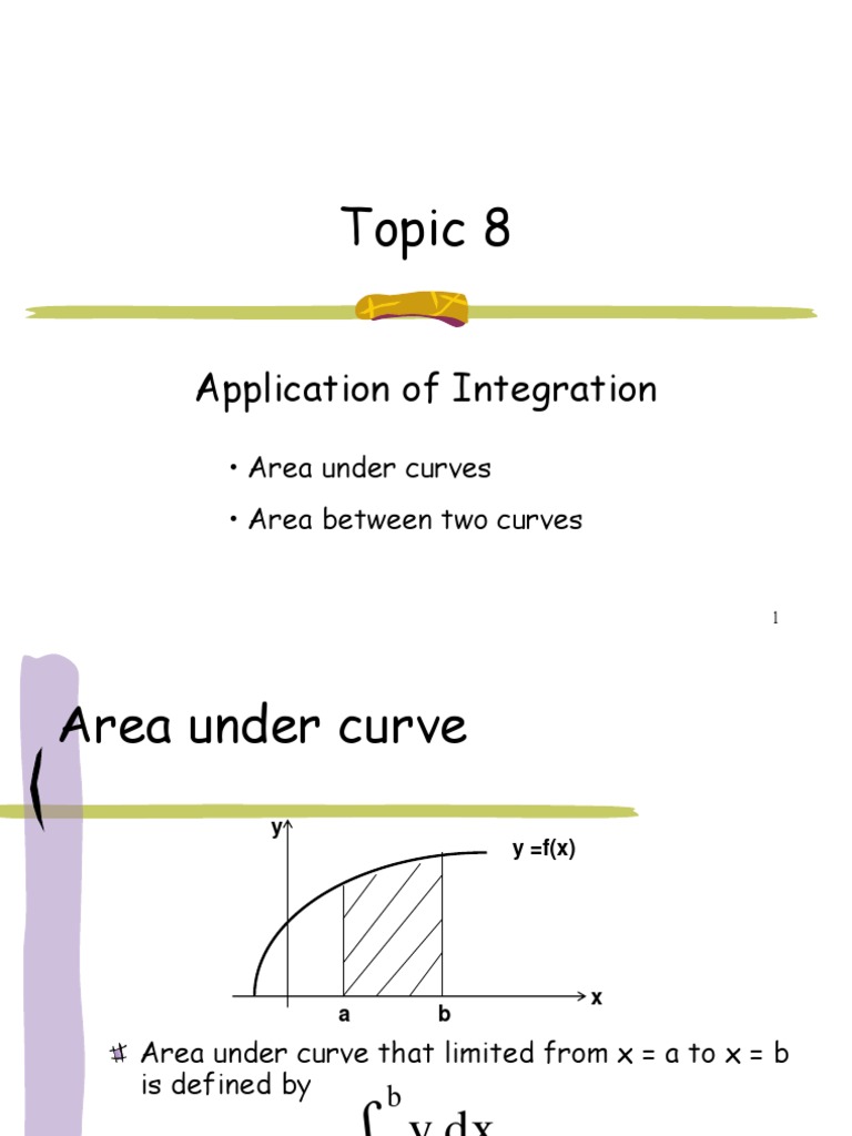 Topic 8 Application of IntegrationRevised | PDF | Teaching Methods ...