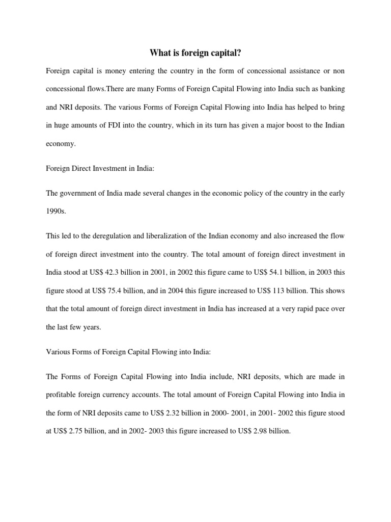 what-is-foreign-capital-download-free-pdf-foreign-direct-investment