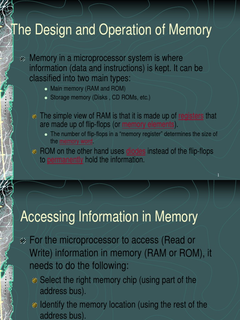 Set7 Memory Interfacing Pdf Random Access Memory Read Only Memory