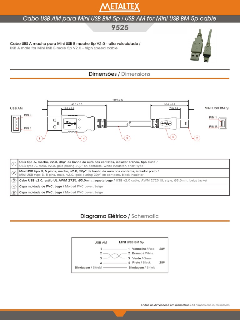 Esquema USB Mini | PDF