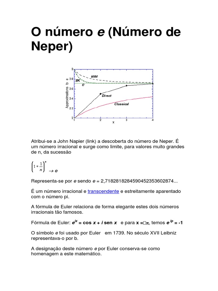 Neper | PDF | Números | Logaritmo