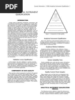 USP 1058 AIQ Risk Based Instrument Qualification Guidelines | PDF