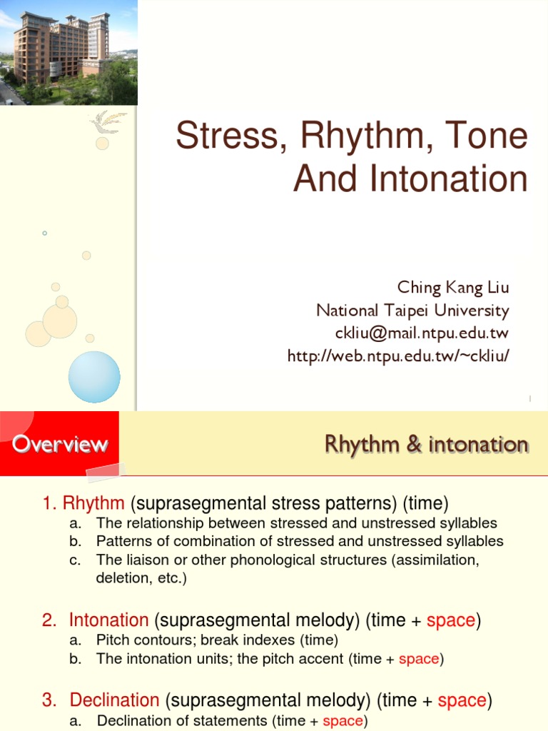 Stress, Rhythm, and Intonation Explained | PDF | Stress (Linguistics ...