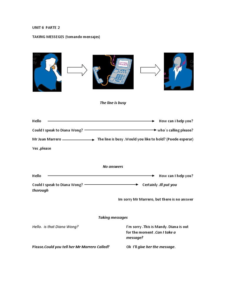 Taking Messages and Making Arrangements | PDF | Self-Improvement