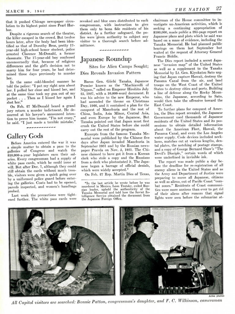 U.S. Internment of Japanese-Americans in WWII | PDF | Empire Of Japan ...
