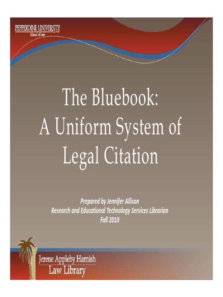 Bluebook Guide | Case Citation | Citation