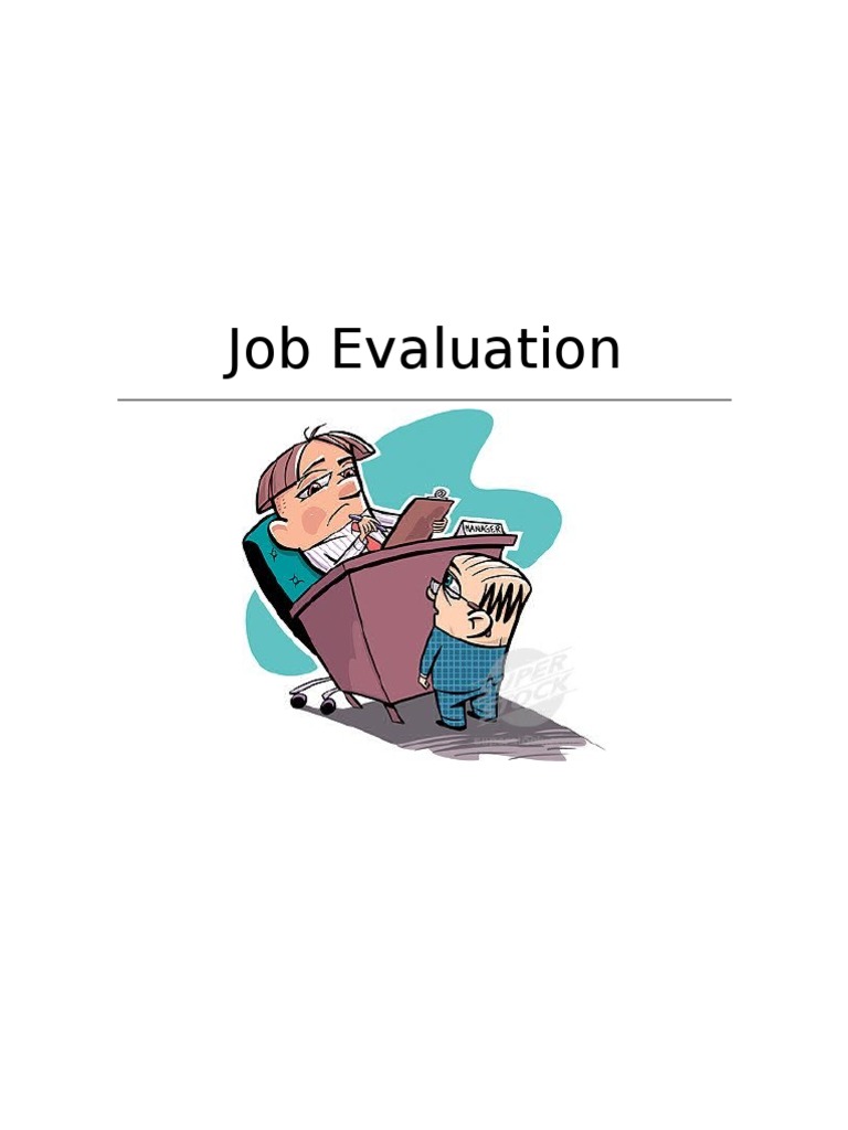 Job Evaluation (Finale) | PDF | Employment | Evaluation