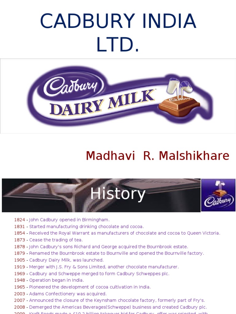 Cadbury India: Market Leader Insights | PDF