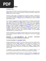 Matriz Disciplinaria según Kuhn | PDF | Paradigma | Comunidad cientifica
