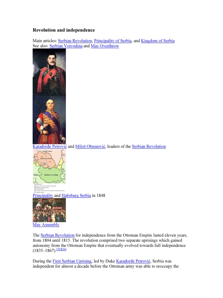 History Of Serbia 2 Pdf Serbia World War I