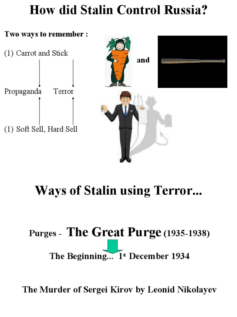 Stalin's Control: Terror and Propaganda | PDF