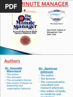 The One Minute Manager | PDF