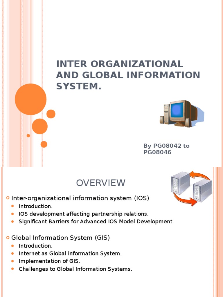 Inter Organizational and Global Information System | PDF