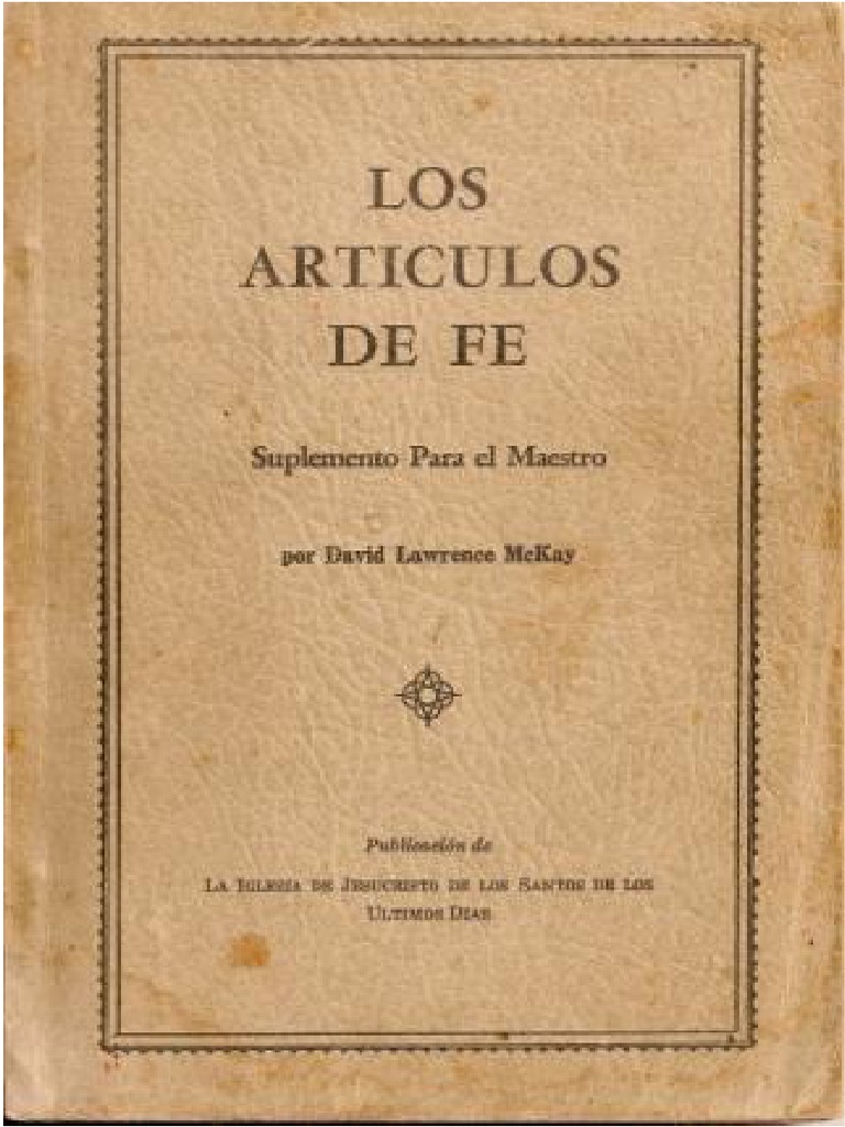 Articulos de Fe Manual | PDF