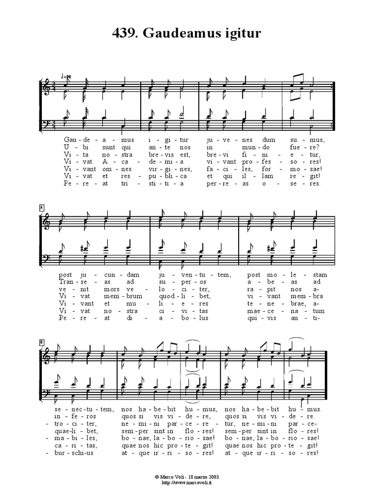 Gaudeamus Igitur | PDF