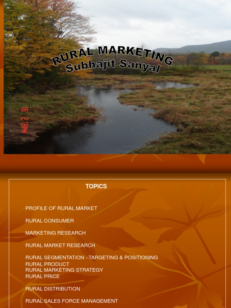 Rural Market Research Guide | PDF | Market Segmentation | Marketing