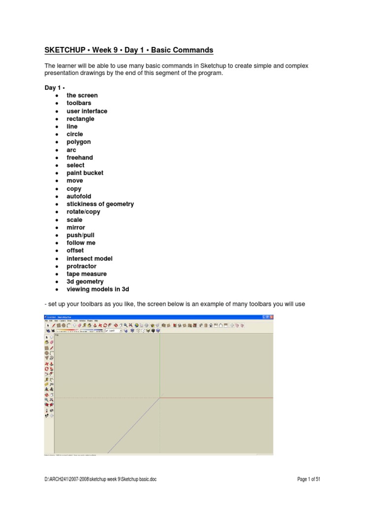 Sketchup Basic Commands | Button (Computing) | Computer Keyboard
