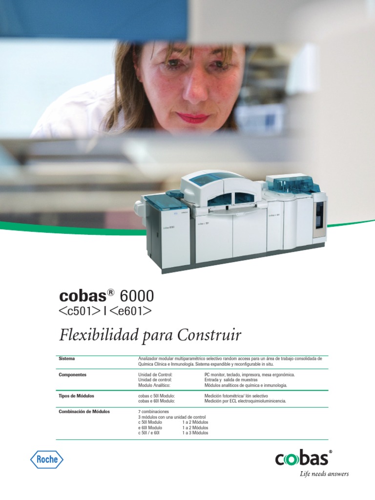 Folleto Cobas 6000 C501 | PDF | Informática y tecnología de la ...