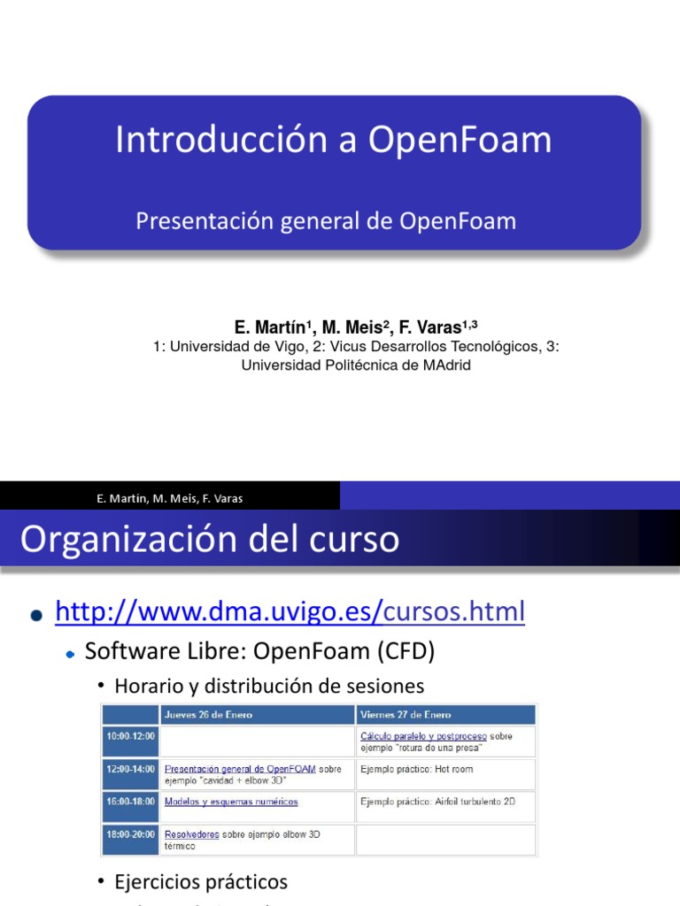 Sesion1 OPENFOAM | PDF