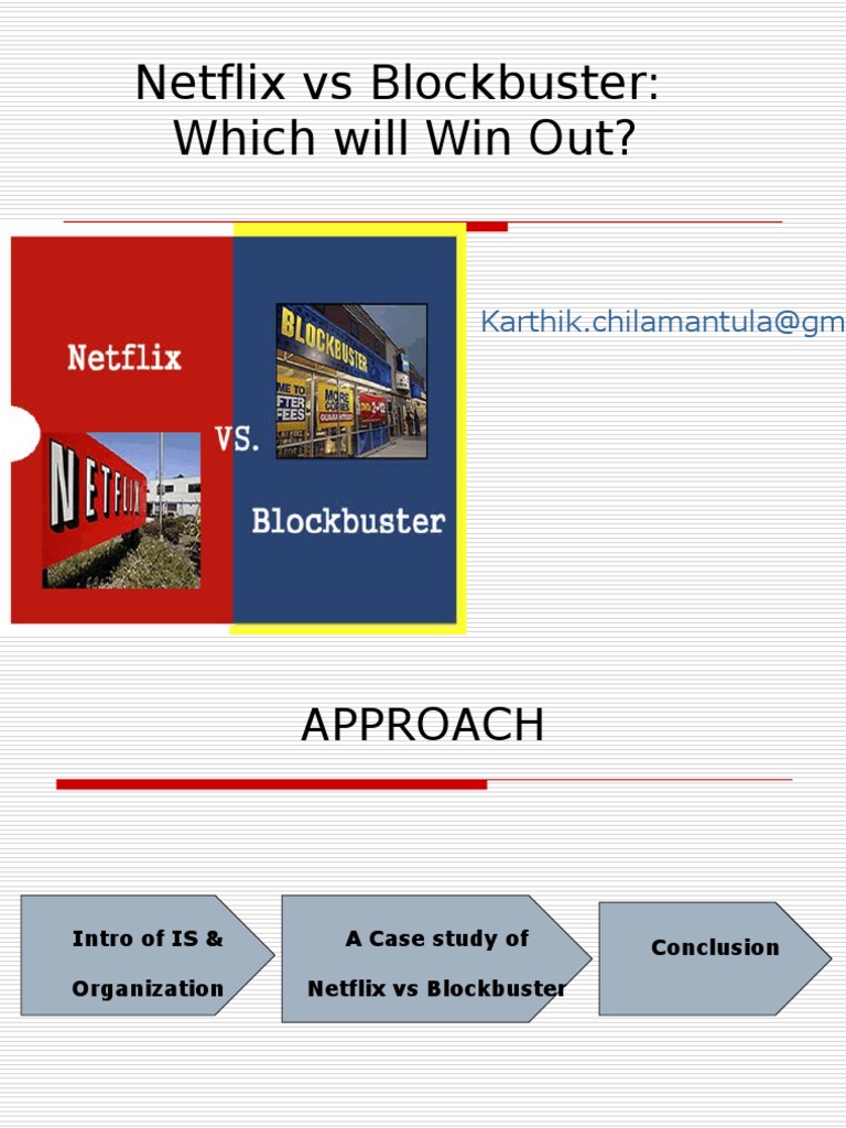 Case Study Anaysis On Netflix Vs Blockbuster | PDF | Netflix ...