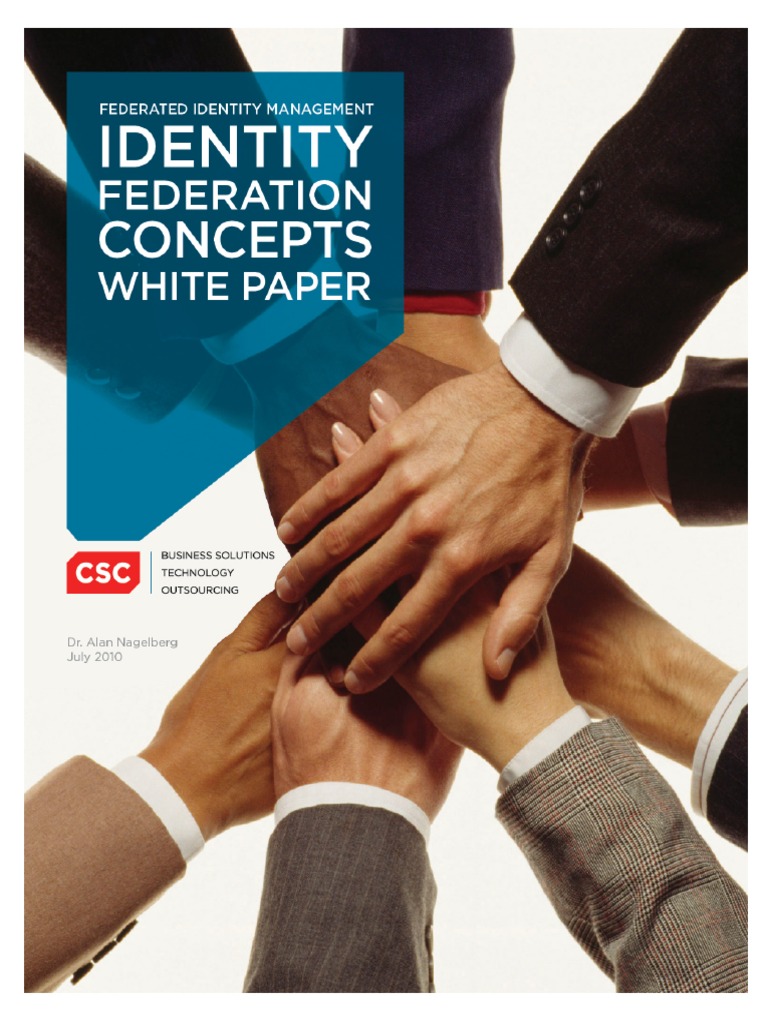 FIM White Paper Identity Federation Concepts | PDF | Password ...