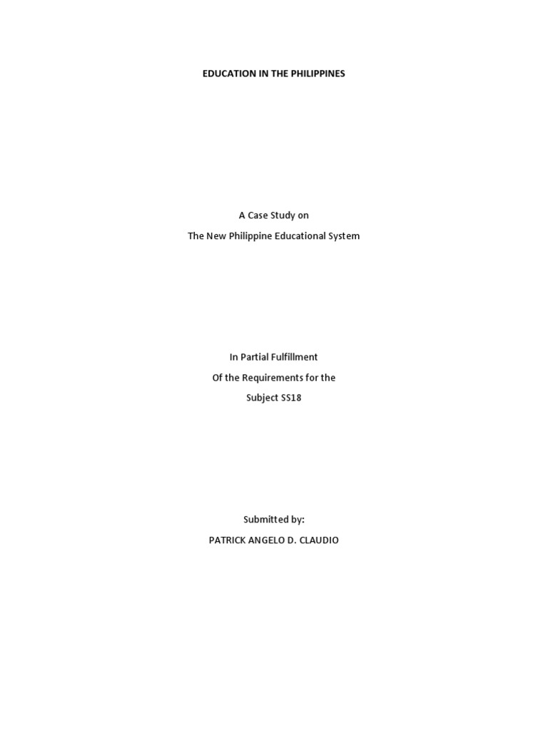Education in The Philippines | PDF | Schools | Teaching And Learning