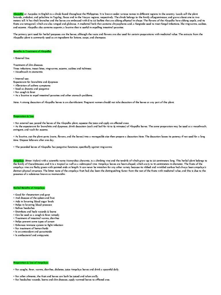 Akapulko or Acapulco in English Is A Shrub Found Throughout The ...