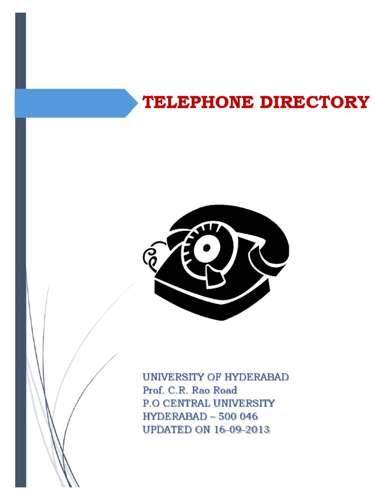 UoH Telephone Directory | PDF