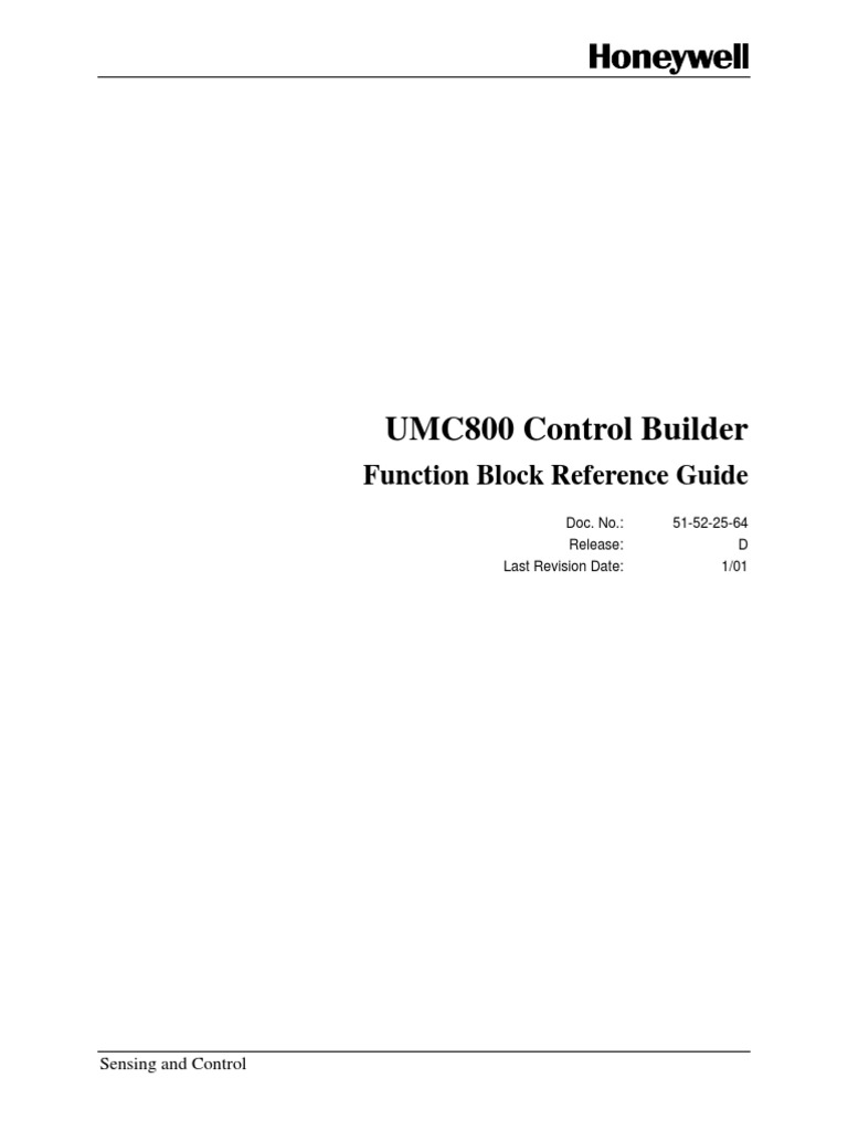 Control Builder Function Block | PDF | Electrostatic Discharge ...
