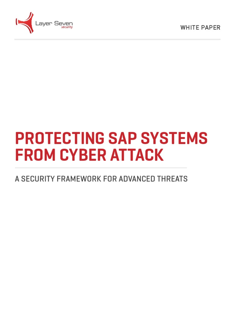 Protecting SAP Systems From Cyber Attack | PDF | Transport Layer ...