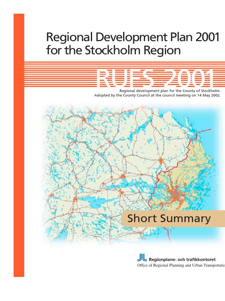 Regional Development Plan PDF | PDF | Stockholm | Sustainable Development