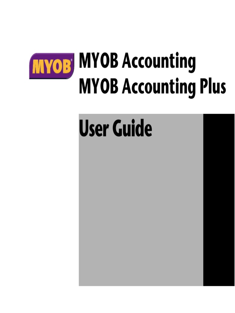 User Guide MYOB | PDF | Portable Document Format | License