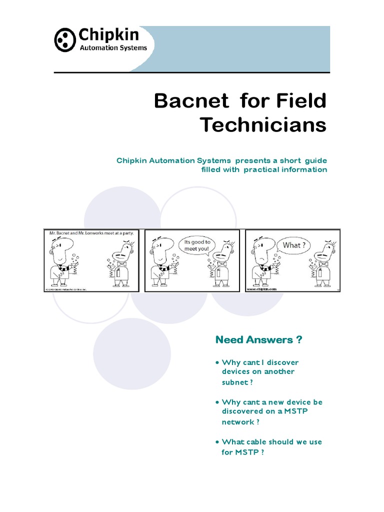 Bacnet For Beginners | PDF | Cable | Network Packet