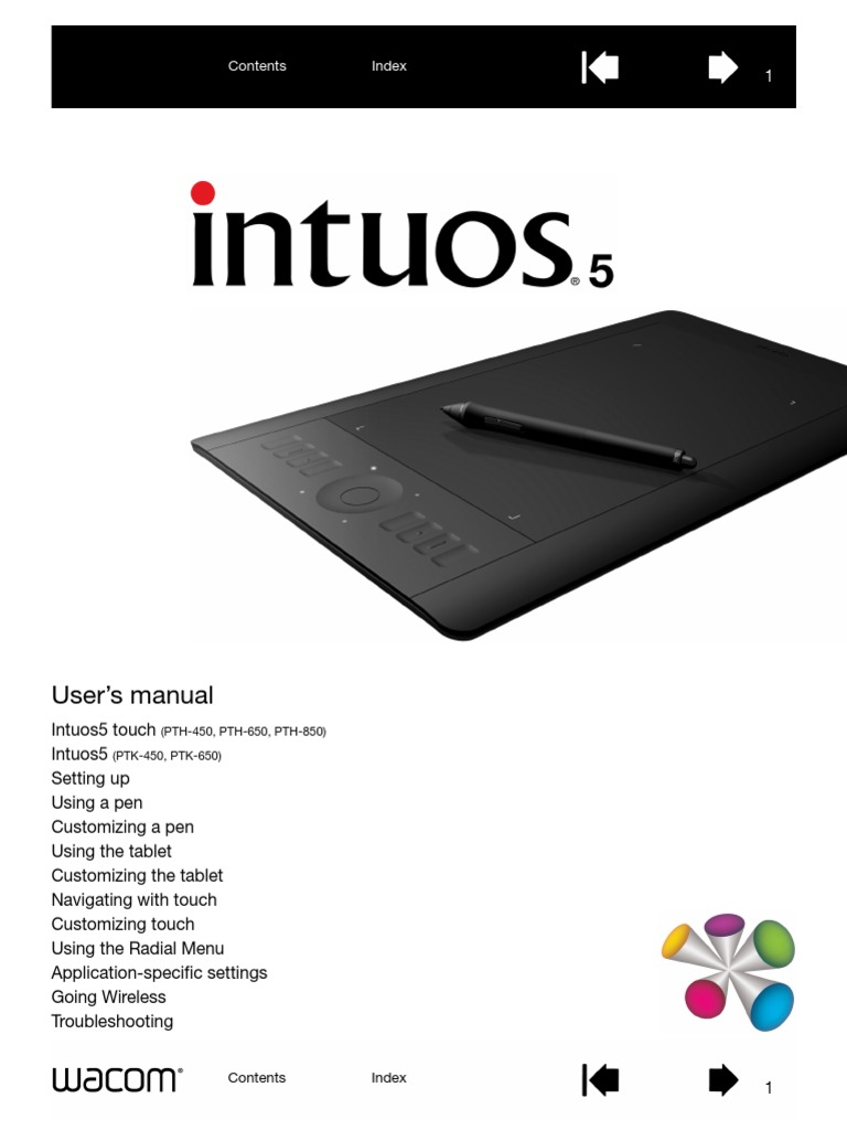 Intuos5 Manual | PDF