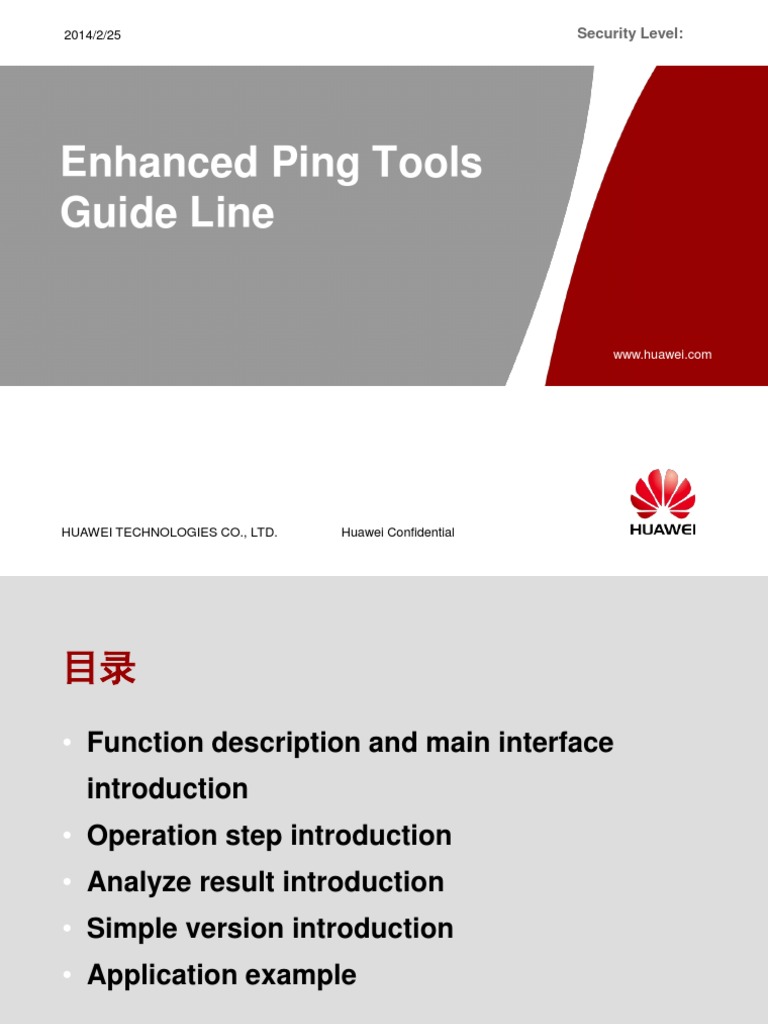 Enhanced Ping Tools User Guide | PDF | Internet Protocols | Communications Protocols
