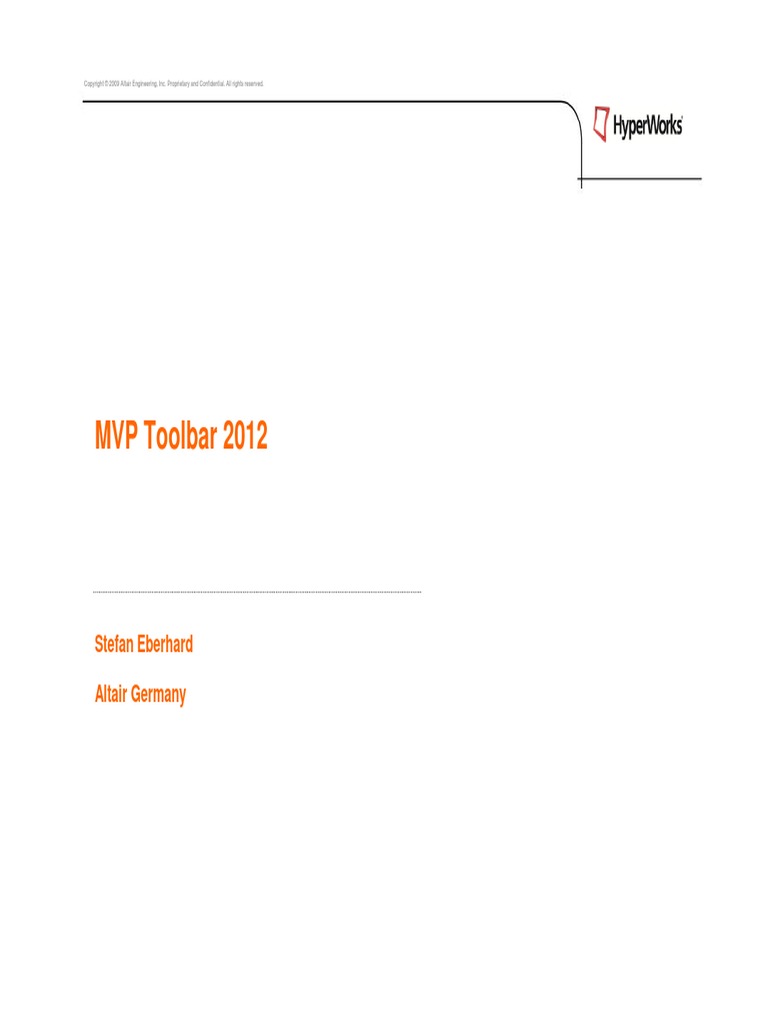 MVP Toolbar 2012 | PDF | Graphical User Interfaces | Proprietary Software