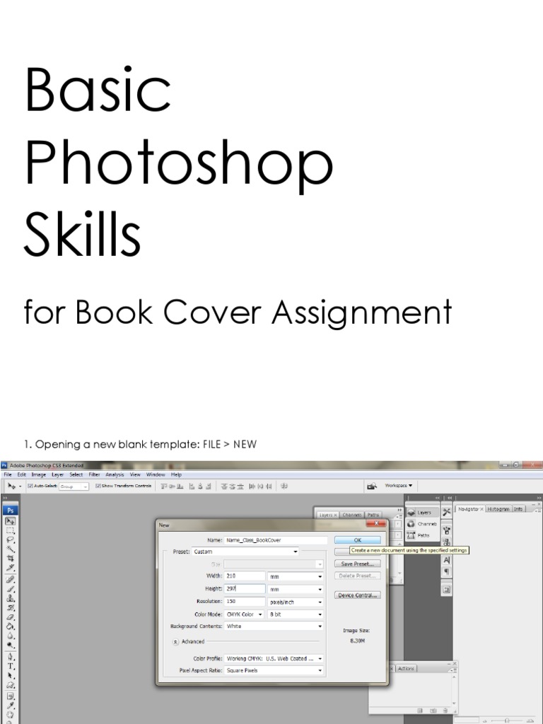 Basic Photoshop Skilhahls For Assignment | PDF | Adobe Photoshop ...