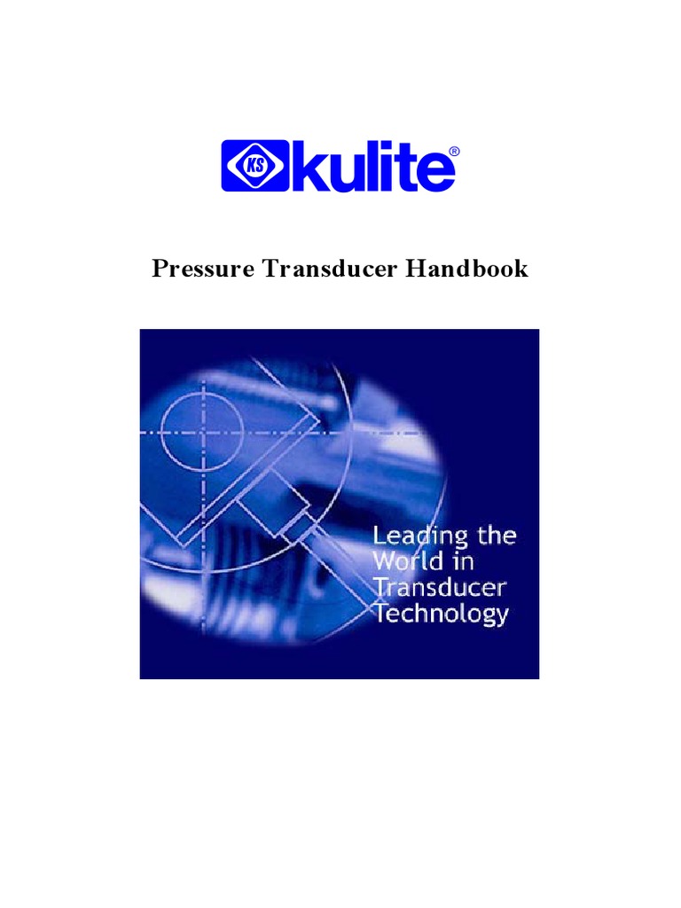 Kulite Pressure Transducer Handbook | PDF | Electron Hole | Pressure ...