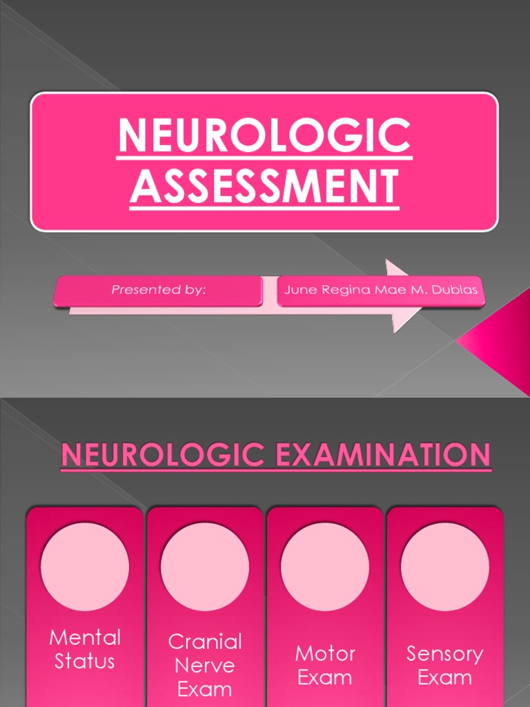 Neurologic Assessment Guide | PDF | Anatomical Terms Of Motion ...