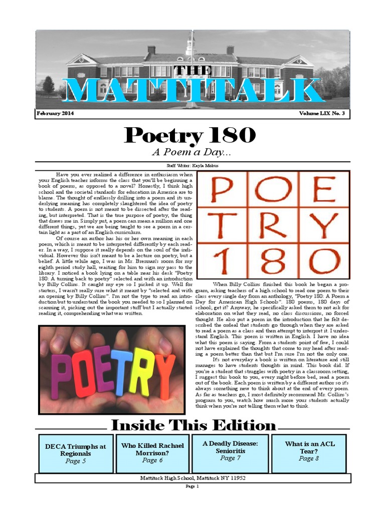Poetry 180: Inside This Edition | PDF | Creationism | Science