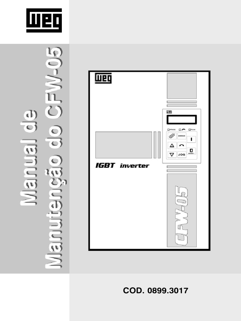 Erros e Manuais do Inversor WEG CFW-05 | PDF | Rede elétrica | Transistor