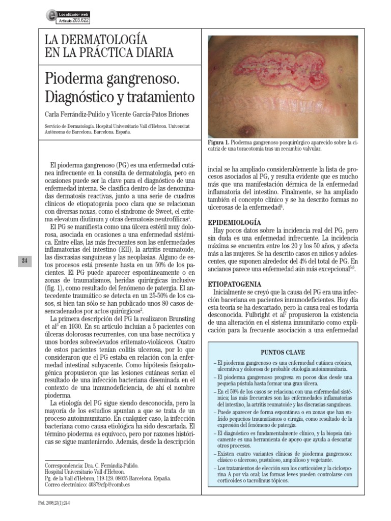 Pioderma Gangrenoso | Descargar gratis PDF | Artritis Reumatoide ...