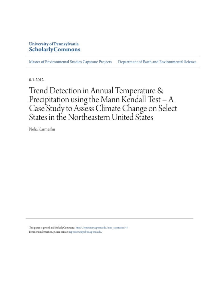 Kendall Completo Con Ejemplo | PDF | Linear Trend Estimation ...