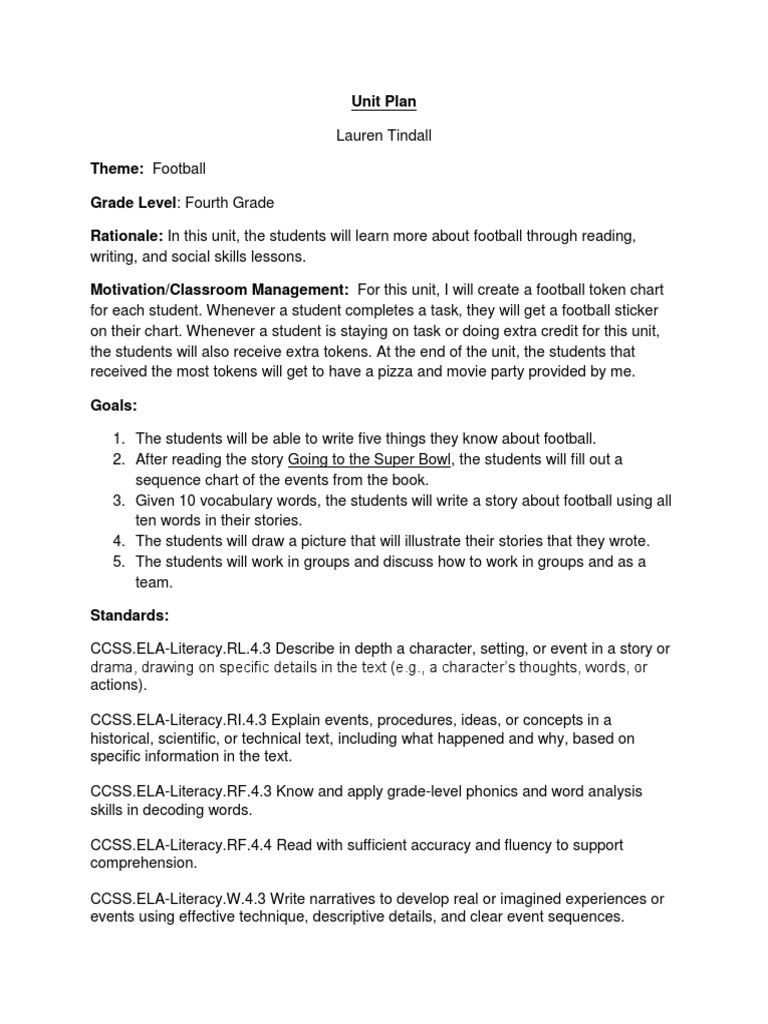 Unit 1 Plan | Download Free PDF | Lesson Plan | Reading Comprehension